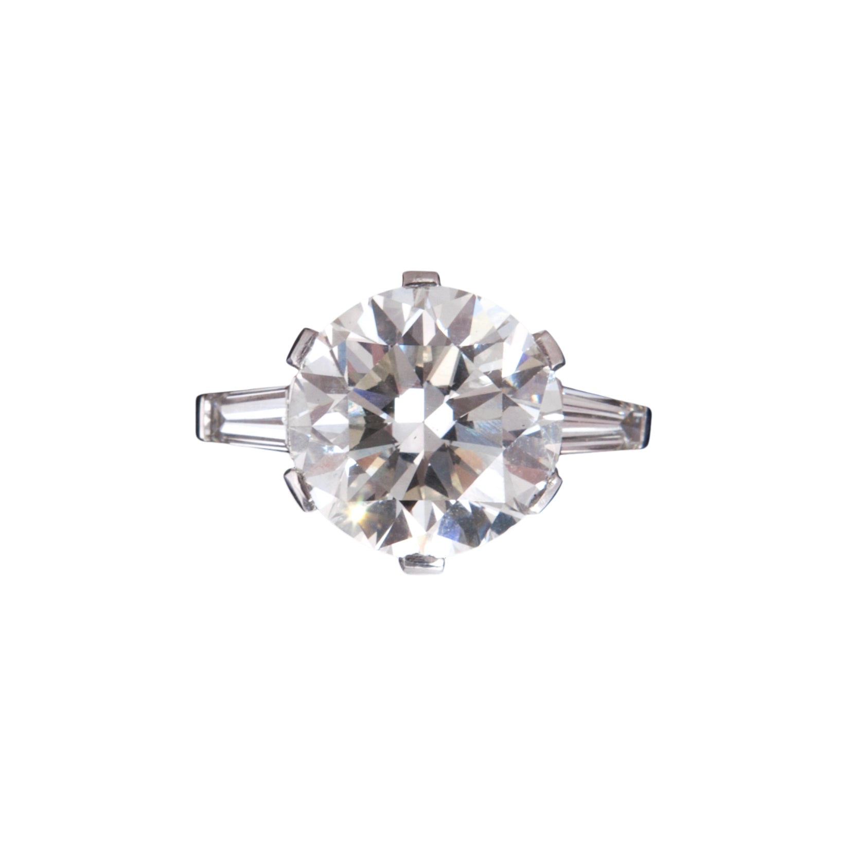 Diamond and Platinum Solitaire Ring – JS Jewels